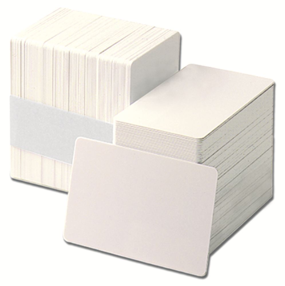 Witte PVC kaart, standaard | Snelpas