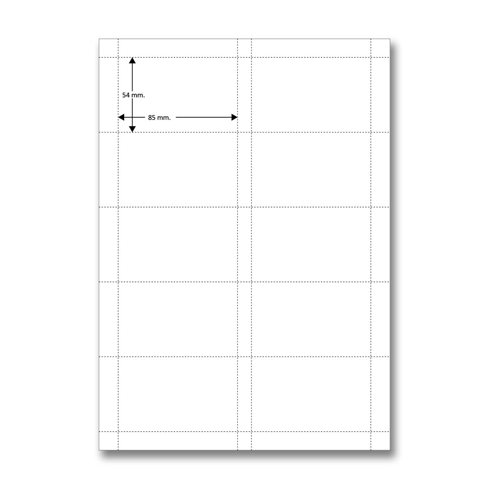 Insteekkaartjes (54 x 85 mm) | Snelpas